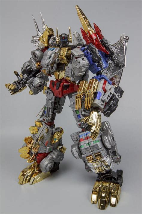 Toyworld Transformers Tw Dinoking Model Dinobots Combiner Metallic Set Of 5 Hobbies And Toys