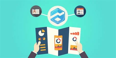 Two Hands Are Holding Open Books With Icons Above Them And Below The