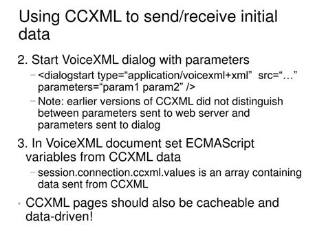 Ppt Effective Application Design Patterns Using Voicexml And Ccxml