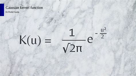 Kernel Density Estimate By Dr Walid Soula Illumination