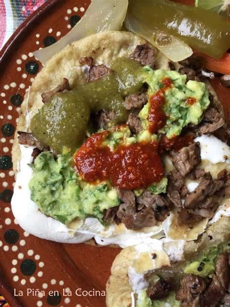 Mulitas De Carne Asada~quesadilla Stacked Taco La Piña En La Cocina