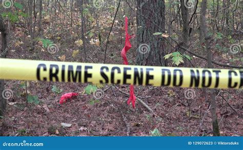 Sex Crime Or Crime Scene Do Not Cross Stock Video Video Of Location Danger 129072623