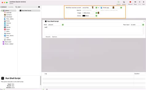 Convert A Video File To A  Using A Macos Automator Task