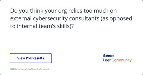 do you think your org relies too much on external cybersecurity