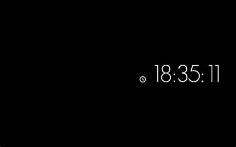 Minimal Clock Screensaver For Mac Screensavers Planet