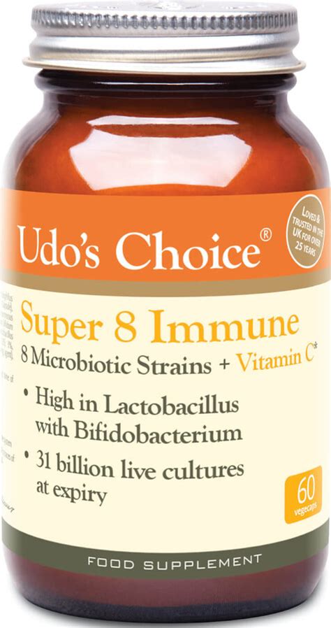 Udos Choice Super 8 Microbiotics 60 Vegecaps Shopstyle Deodorant