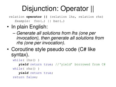 Ppt Declarative Programming In C Using Logic Paradigm Powerpoint