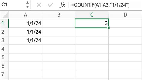 Countif With Date Not Working Rexcel