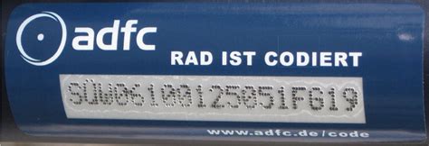 Fahrradcodierung Adfc Germersheim E V Startseite