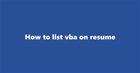 Vba On Resume How To List Custom Excel Macros Database Automation