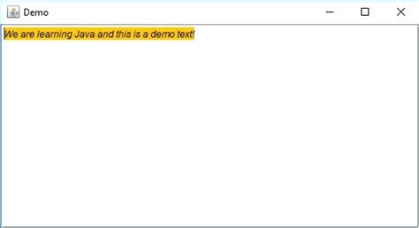 How To Set Style For Jtextpane In Java