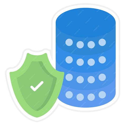Premium Vector Secure Database Icon Vector Image Can Be Used For Networking And Data Sharing