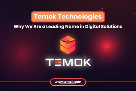 Temok Technologies A Leading Name In Digital Solutions