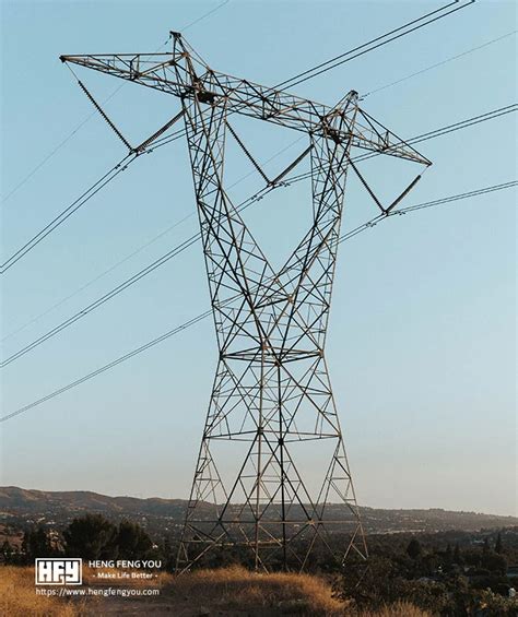 Manufacturer 132 Kv Power Transposition Transmission Line Tower 132kv Steel Tower And Power