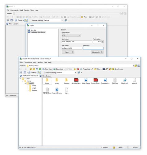 Faq Xtam Pam Ssh Connection Winscp Xton Technologies