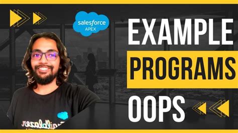 Amit Kumar On Linkedin Example Programs Oops Apex Programming Level 5 ⭐⭐⭐⭐⭐