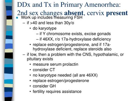 PPT Amenorrhea PowerPoint Presentation ID 360414