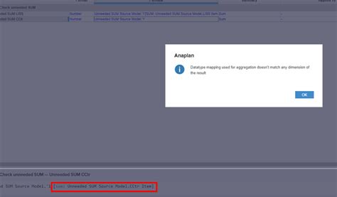Formula Validation When Using Line Item Subset With SUM Anaplan Community