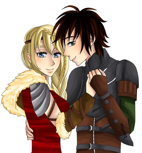 Hiccup X Astrid By Miyo Chan On Deviantart