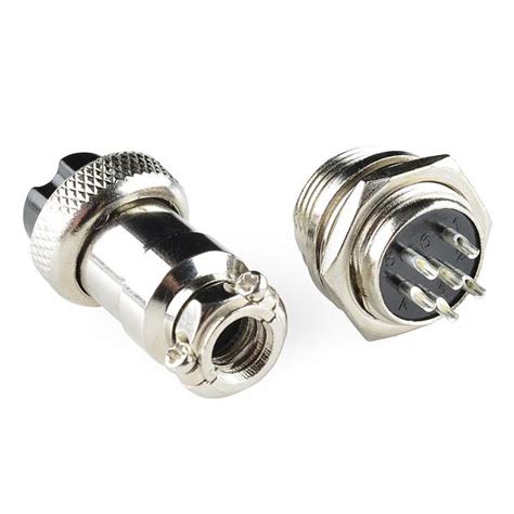 6 Pin Chassis Connector Panel Mount Male And Female Opencircuit