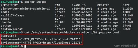 docker配置 proxy的另一种方式：配置 etc systemd system rvice d