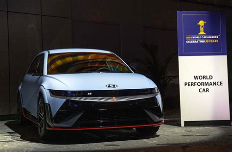 现代汽车ioniq 5 N斩获世界年度性能车 展现新能源领域技术实力 现代高性能n品牌