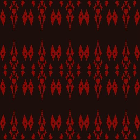 Premium Vector Seamless Pattern With Red And Black Patterns On A Dark
