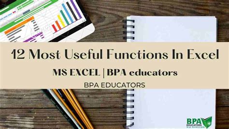 Most Useful Functions In Excel Part 2 Bpa Educators