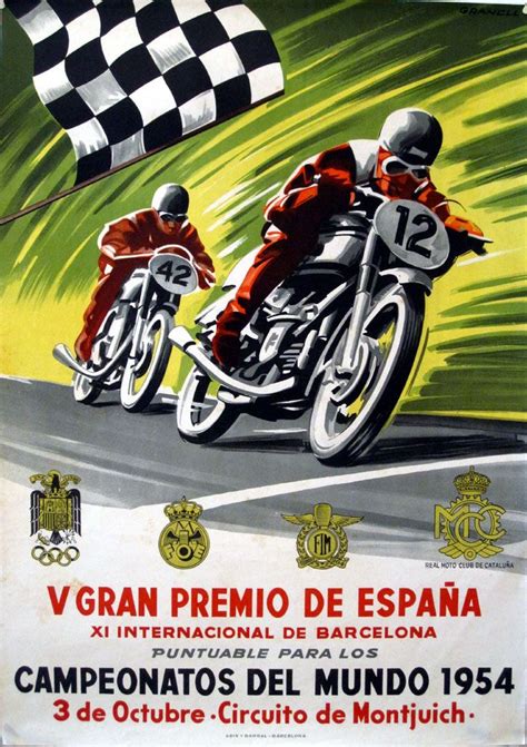 Motoblogn Vintage Motorcycle Race Posters 2 Vintage Motorcycle