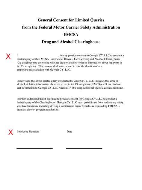 Fillable Online Driver Limited Query Consent Formdocx Fax Email Print