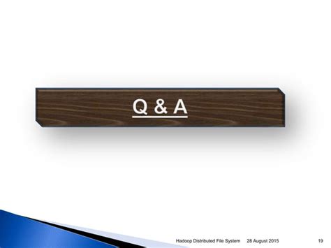 Hadoop Distributed File System Ppt