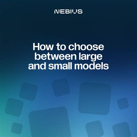 Nebius On Linkedin Llms Largemodels Smallmodels Comparison Inference