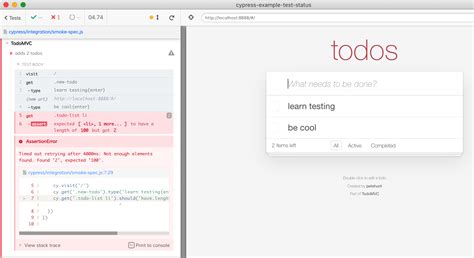 Cypress Test Statuses Better World By Better Software