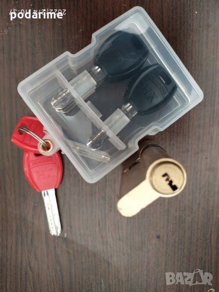 Патрон за китайска входна врата 32 42 мм тесен цилиндър 5 2 ключа в Входни врати в гр Русе