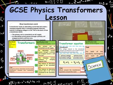 New Gcse Aqa Physics Transformers Lesson Teaching Resources