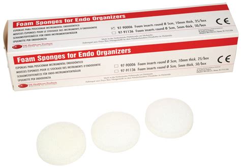 Dehp Dehp Foam Insert Round 1cm X 5cm For Endo Stand 25pk 9790006