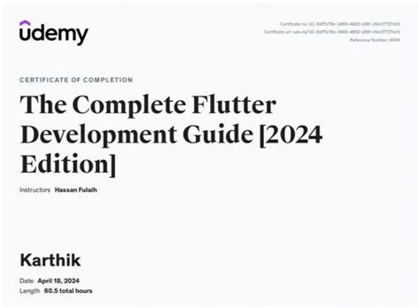 I Had Completed Flutter Development Courses Recently Karthik R