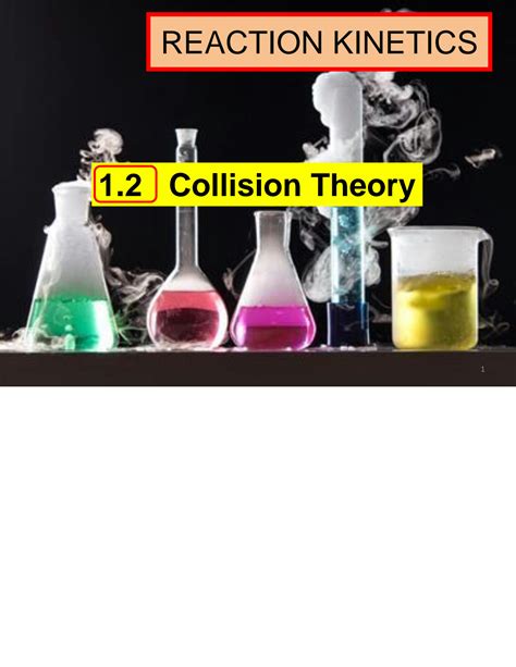 Solution Chemistry 1 2 Collision Theory And 1 3 Factors Affecting