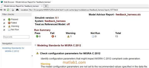 Misra C Standard In Simulink By A Simple Example — Matlab Number One