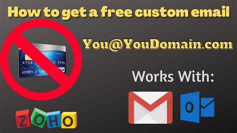 How To Create 5 Free Custom Email Addresses With Your Domain Name No Credit Card Youtube