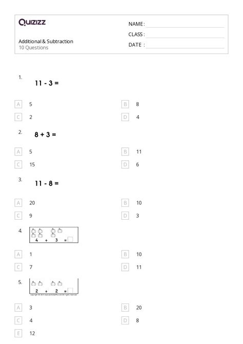 50 Subtraction Worksheets For 3rd Class On Quizizz Free And Printable