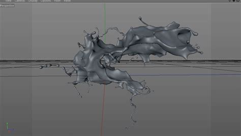 매우 상세한 액체 스플래시 3d 모델 50 Obj Max C4d Free3d