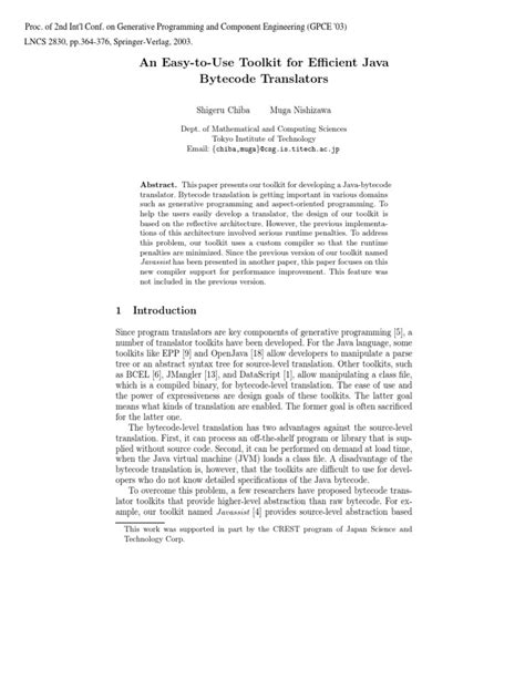 reflection javassist pdf method computer programming class