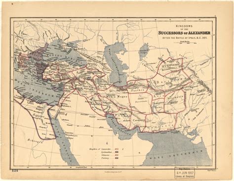 Kingdoms Of The Successors Of Alexander After The Battle Of Ipsus B