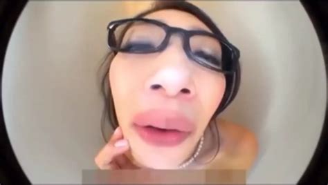 Kissy Japanese Lens Lick Kiss Slobber