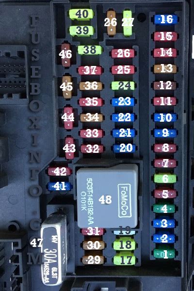 Ford Mustang 2011 Fuse Box Fuse Box Info Location Diagram