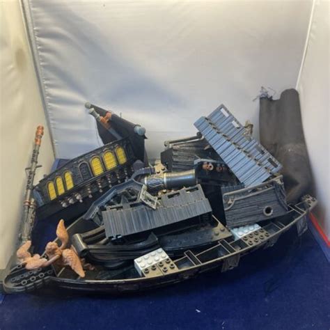 Mega Bloks Black Pirate Ship Lot 4588825565