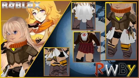 RWBY Yang Xiao Long Roblox Cosplay Tutorial YouTube