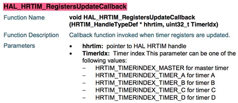 Difference Between Halhrtimregistersupdatecallba