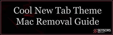 Cool New Tab Theme Mac Redirect Free Removal Guide